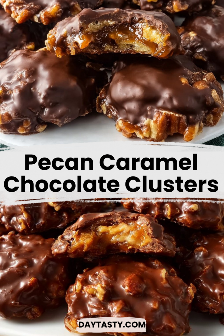 Pecan Caramel Chocolate Clusters