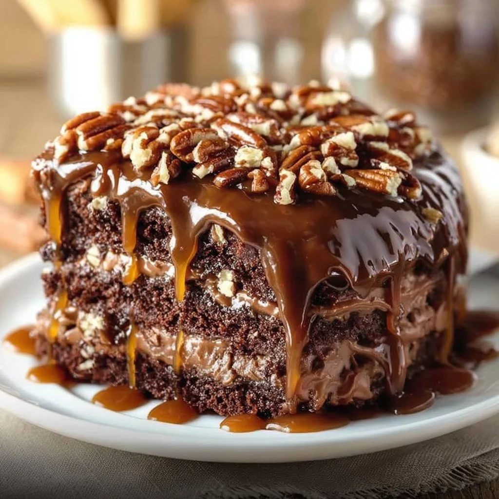 Chocolate Turtle Cake